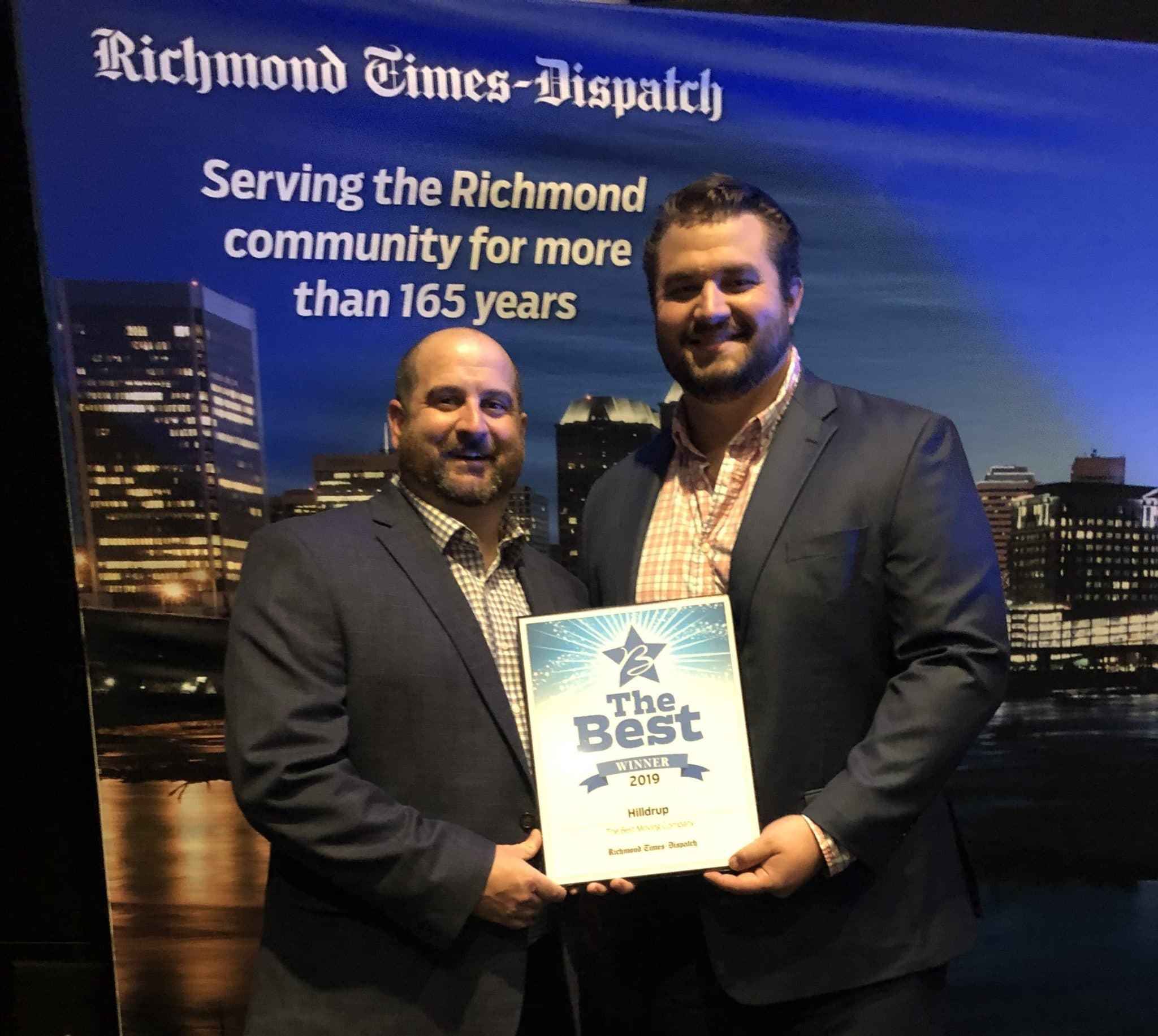 Hilldrup Richmond Wins Best Moving Company by Richmond Times-Dispatch ...